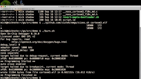Running GoLang on an STM32 MCU. A quick tutorial. - MickMake - Live. Learn. Make.